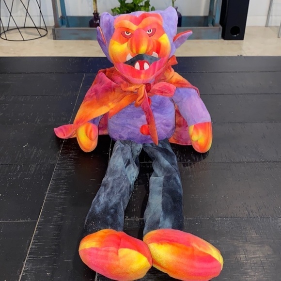 stuffins | Toys | Vintage Tie Dye Dracula Stuffins Plush Halloween Toy ...